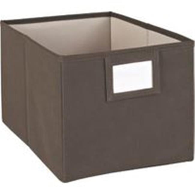 ClosetMaid Decorative Fabric Bin, Brown - Walmart.com