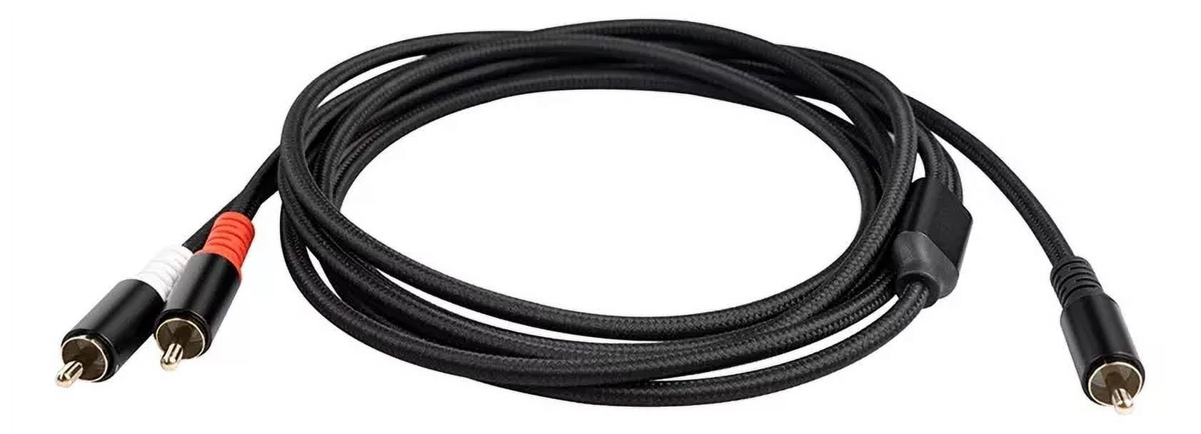 Cable Adaptador 1 Rca A 2 Rac De Audio Subwoofer | Walmart en línea