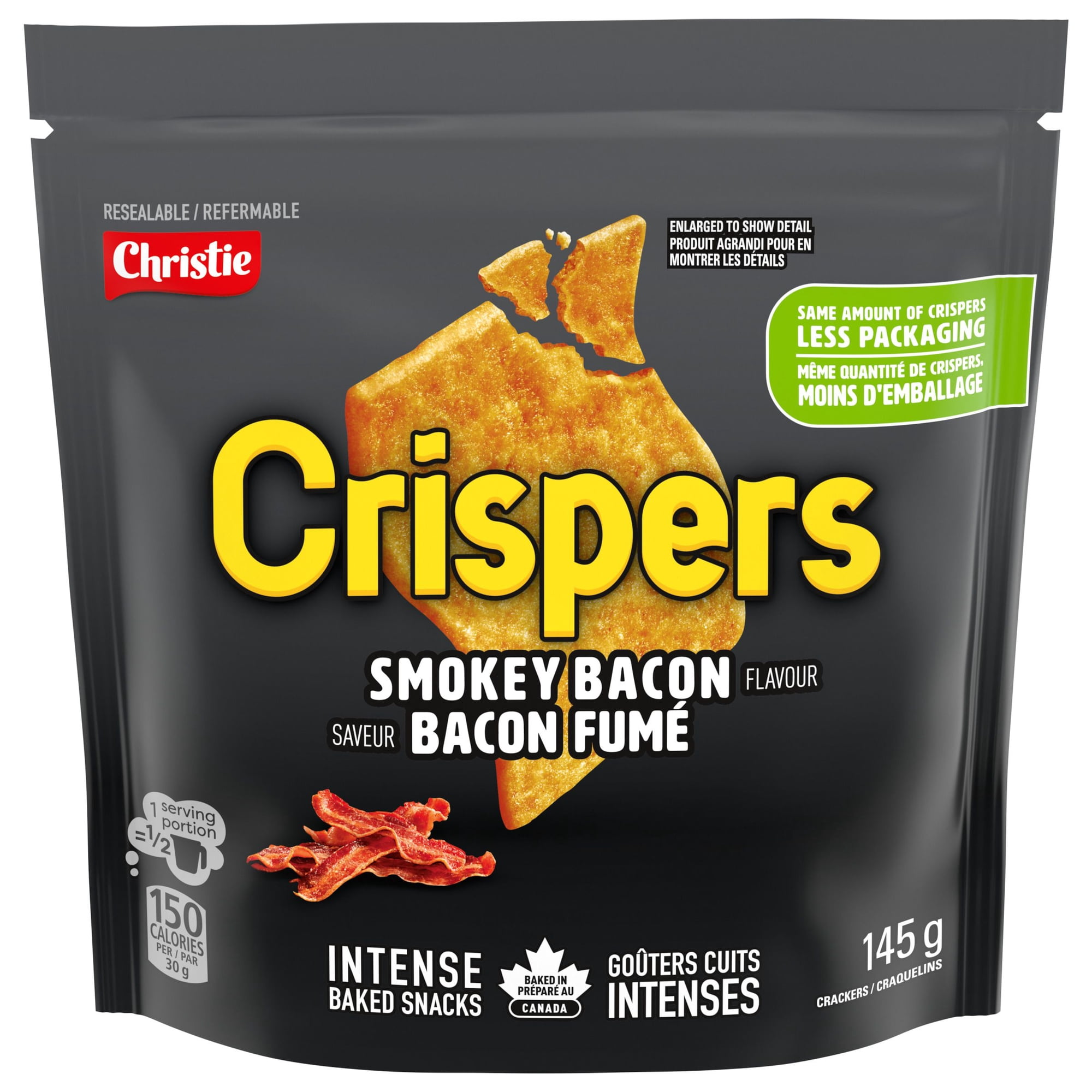 Click here for Christie Crispers  Smokey Bacon Crackers  Salty Sn... prices