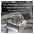 HVAC Plenum Ceiling Box 6X6 with Your Choice of Round Complete with ...