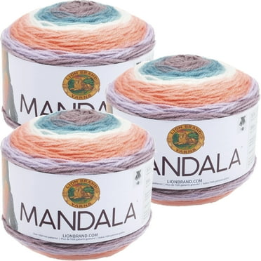 Lion Brand Yarn Mandala Baby Echo Caves Self-Striping Baby Light ...