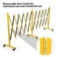 Tookss 16FT Metal ExpandableBarricade,Folding Security Gate ...