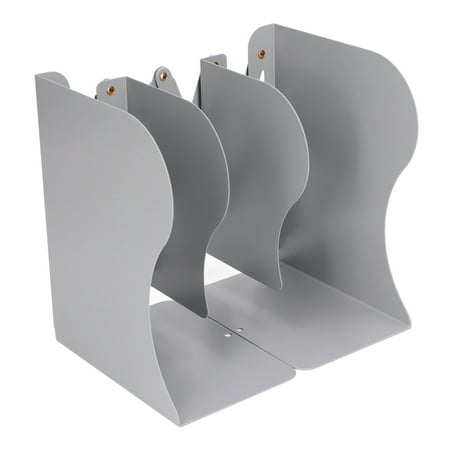 Adjustable Bookends, Decorative Metal Book Ends Heavy Duty Nonskid ...