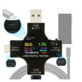 USB Tester Digital Voltmeter 32V Voltage 6.5A Current Energy Wattmeter ...