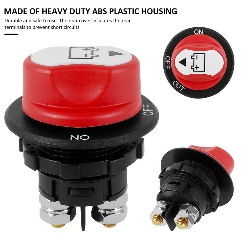 Battery Isolator Battery Disconnect Switch 100A Master Disconnect ...