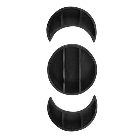 Wall Moon Rack Living Room Storage Rack Wood Moon Rack Wall Mounted ...