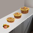 3- Thermal Casserole Dish Set 1.5L/2L/2.5L - Insulated Stainless Steel ...