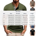 Dolkfu Checkered Men'S T-Shirts Crew Neck Green Short Sleeve Button ...