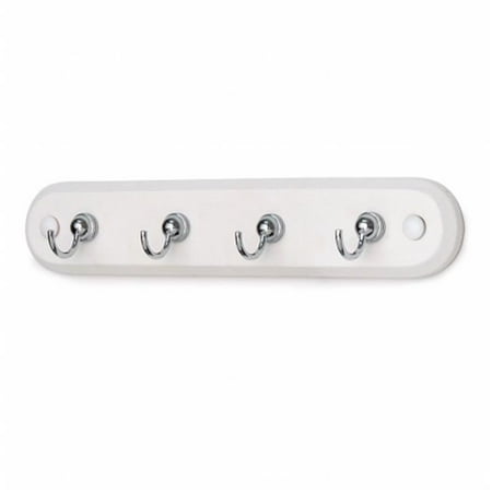 4 Hook White Hanging Key Rack | Walmart Canada