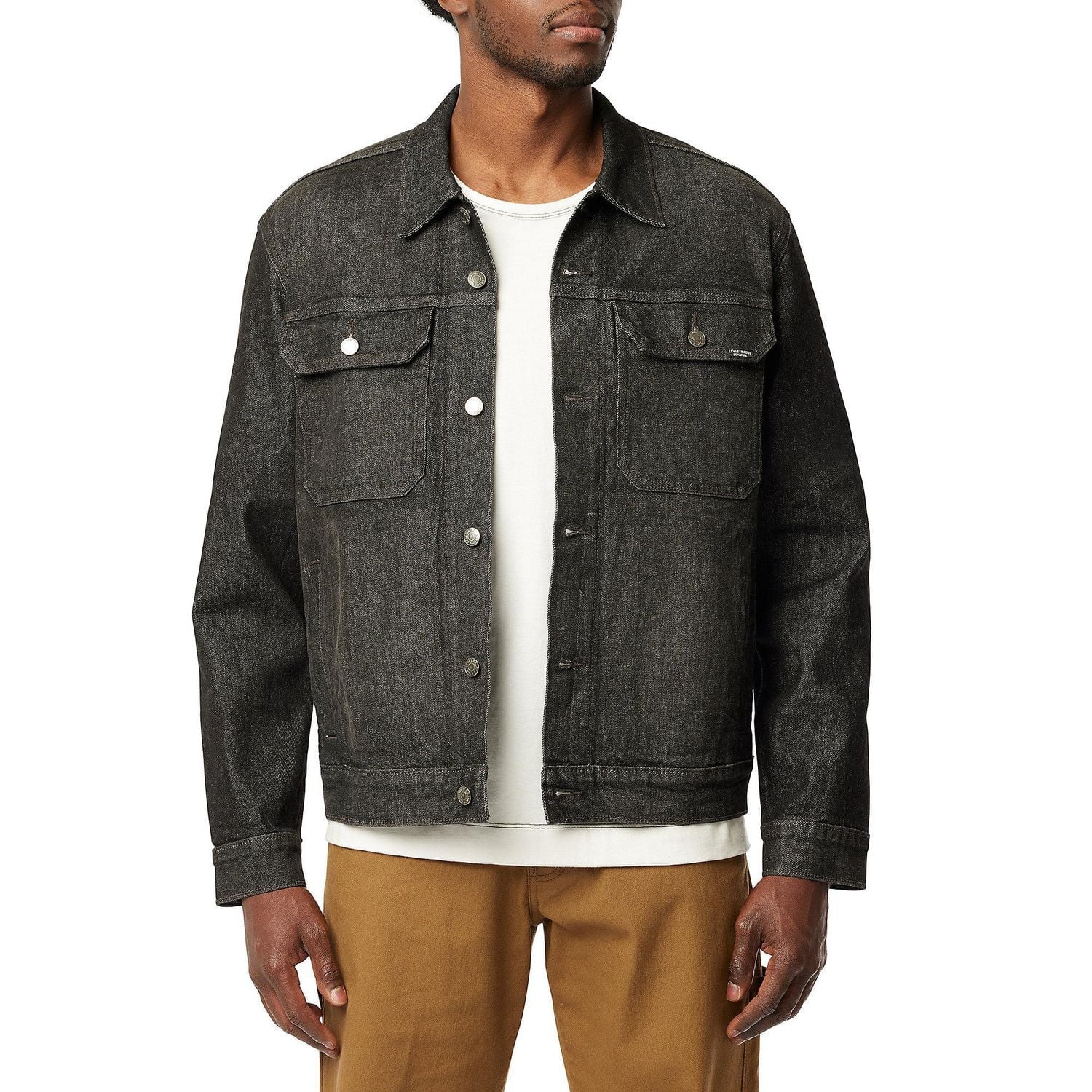 Click here for Levi Strauss Signature Mens Chore Trucker Jacket prices