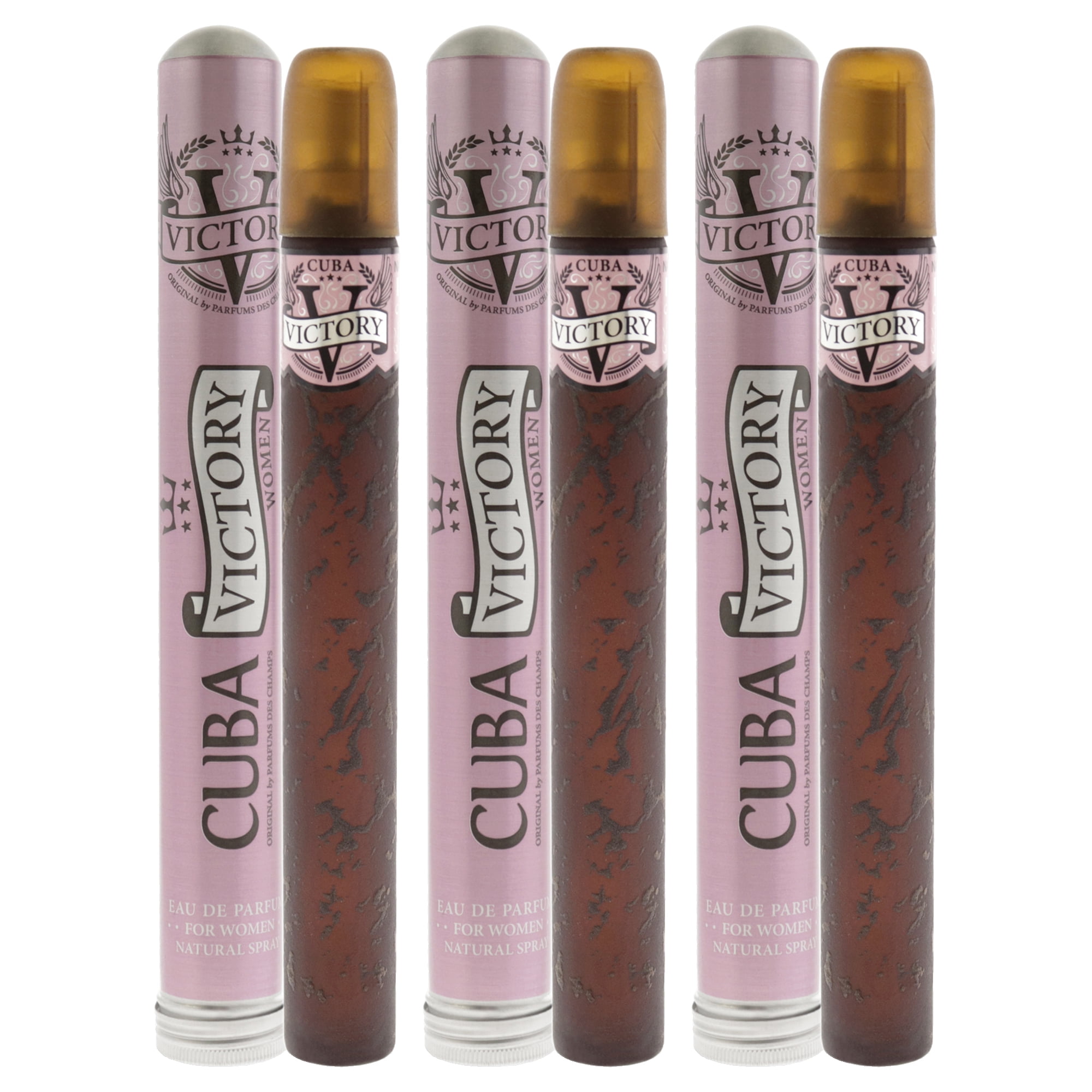 Victory de Cuba para mujer - EDP Spray de 1,17 oz - Paquete de 3 Cuba ...