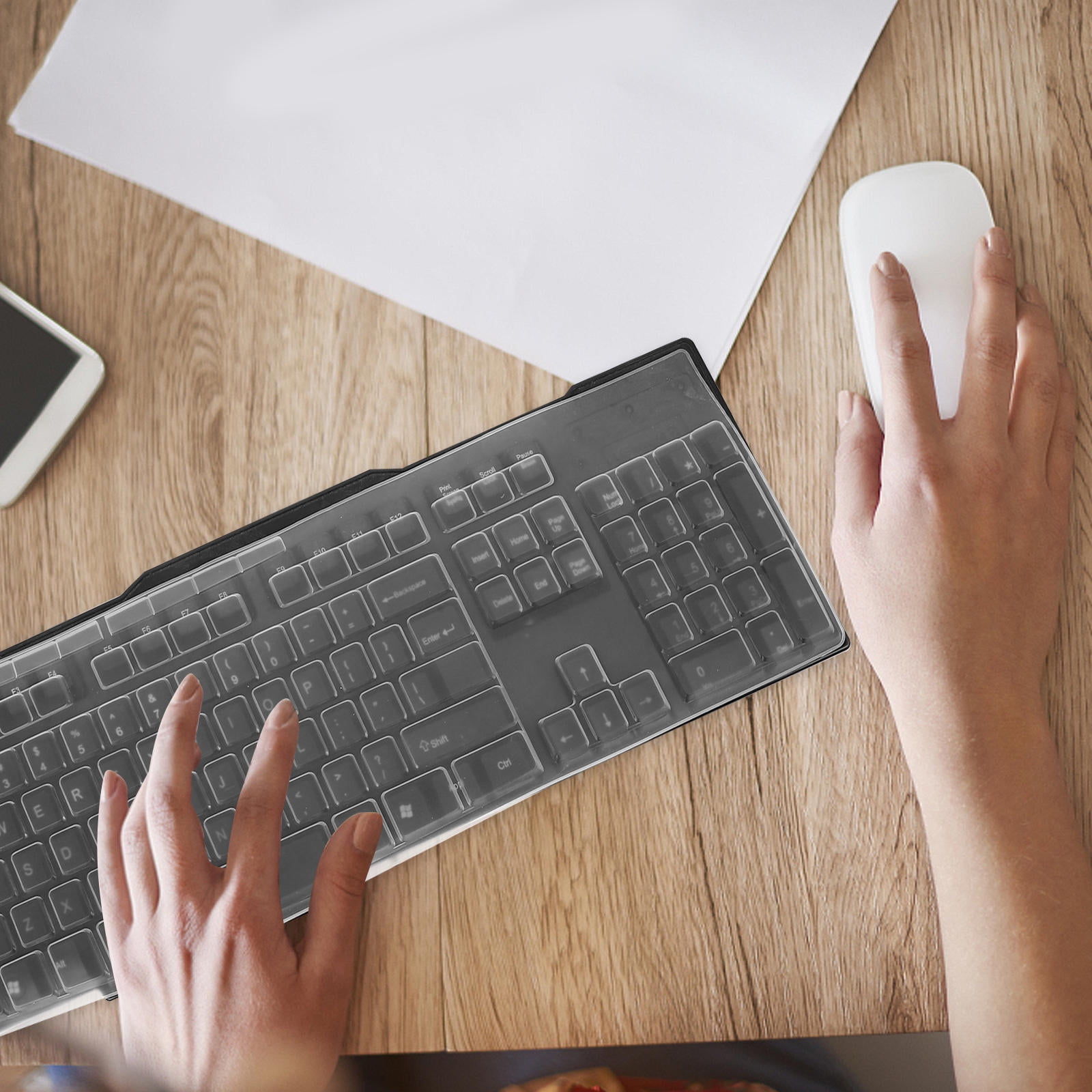 Click here for Oulii 2pcs White Silicone Keyboard Protective Cove... prices