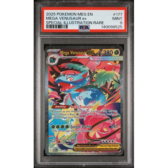 2025 Pokemon Mega Evolution Special Illustration Rare Mega Venusaur Ex ...