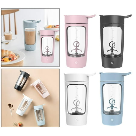 Set of 4 Portable Electric Protein Shaker Bottle USB Rechargeable ...