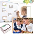200 Pcs Name Tag Stickers 2.5"x 3.5" Rustic Bloom Name Tags Self ...