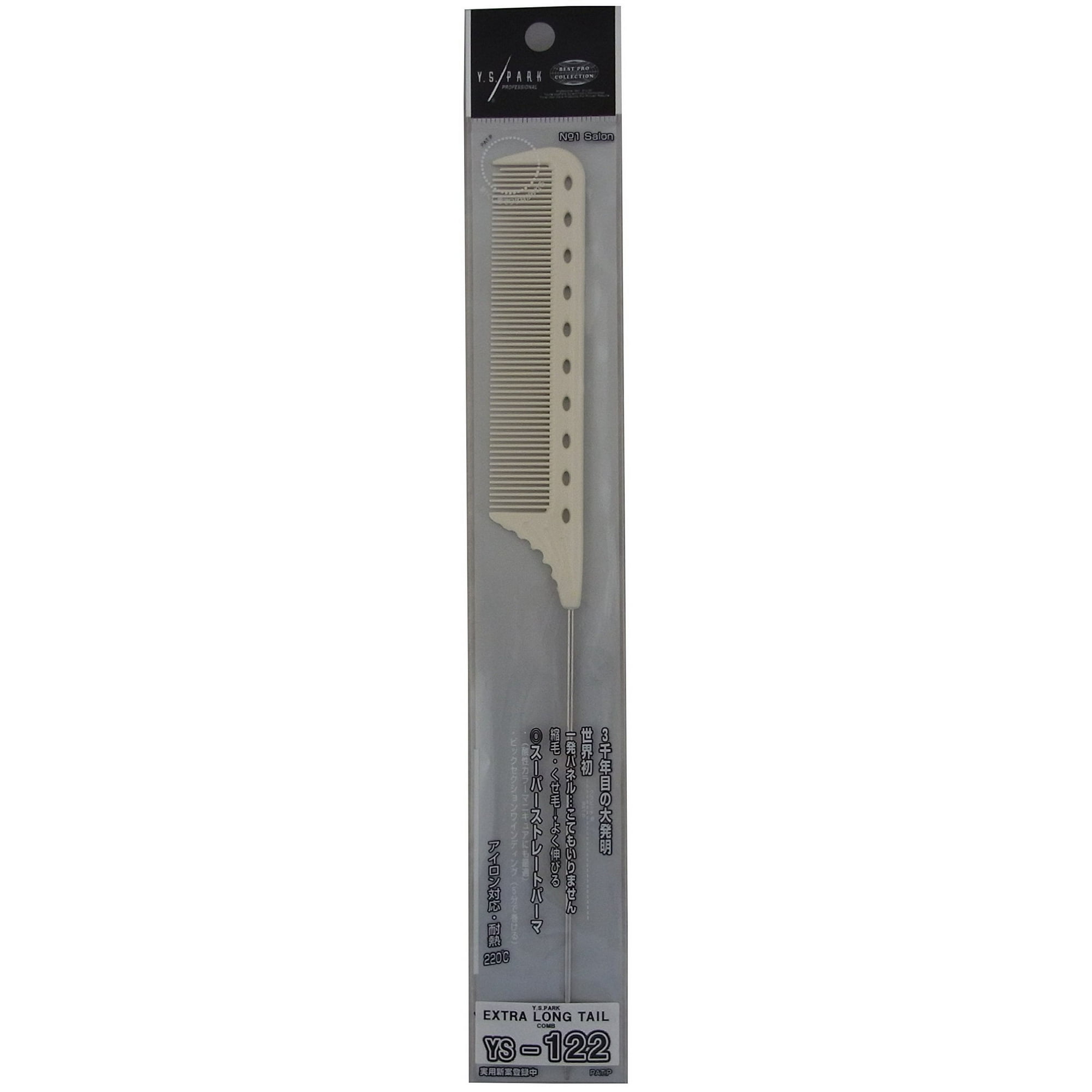 Click here for Ys Park Comb 122 Extra Long Tail - White prices