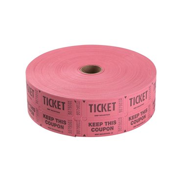 Magenta Coupon Double Roll Tickets - Party Favors - 1 Piece - Walmart.com
