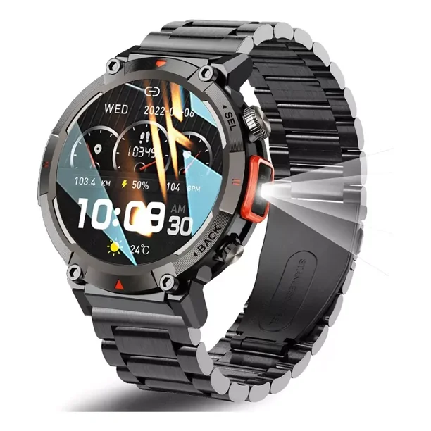 Reloj Inteligente Táctico Eigiis Ke3 Linterna Con Doble Corr | Bodega ...