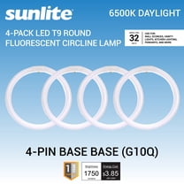 Sunlite 41867 FC12T9/DL T9 Round Fluorescent Circline Lamp, 32 Watts ...