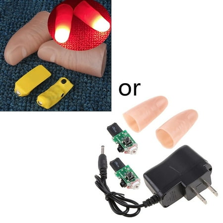 Light Up Thumbs Magic Trick Disappearing Silk Fake Thumbs Tricks Party ...