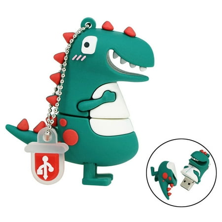 HEIBIN Cute cartoon dinosaur USB flash drive, USB2.0 portable flash ...
