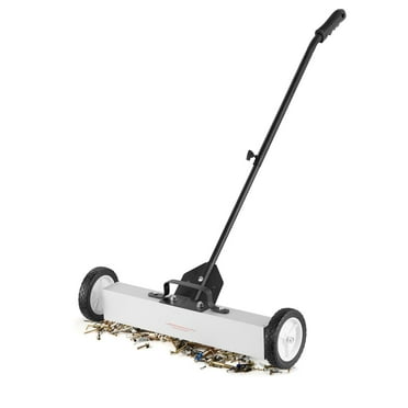 TUFFIOM 36-Inch Rolling Magnetic Pick-Up Sweeper | 55-LBS Capacity ...