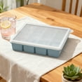 Konghyp Large Ice Cubes Silicone Molds, Food Grade Ice Tray with Lid ...