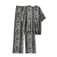 MINTREUS Lounge Sets for Women, Knit Short Sleeve Tops, Wide-Leg Long ...