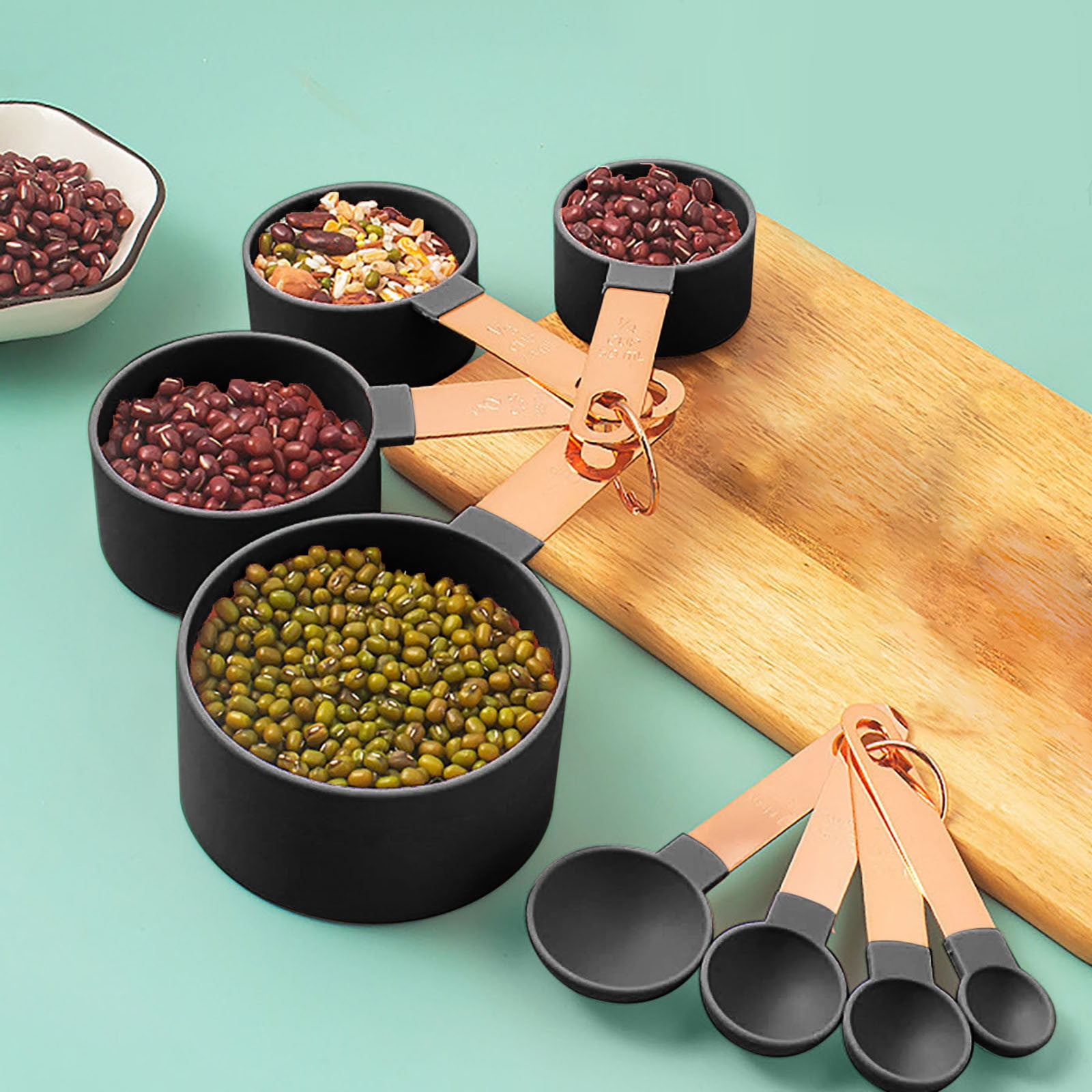 Click here for Topllc Stainless Steel Handle Measuring Spoon Plas... prices