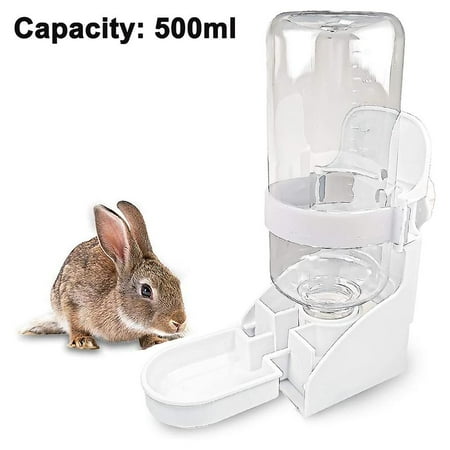 Rabbit Water Bottle, Hanging Water Fountain Automatic Dispenser No Leak ...