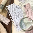 15Sheets Artistic Burned Edges Craft Sticker Antique Decorative ...