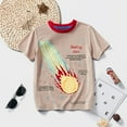 Boys T Shirts Kid Marine Organism Print Sports Comfortable Crew Neck ...