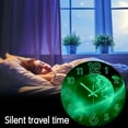 Constantplanet Glow in the Dark Wall Clock Silent 12 Inch Luminous ...