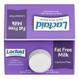 Lact-Aid Fat Free Milk 64 oz Dairy & Gluten Free Ultra-Pasteurized ...