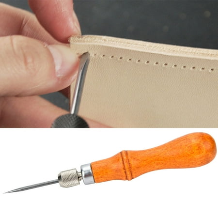 Leather Awl Tool, 4 In 1 Steel Hand Stitching Tool, Comfortable ...