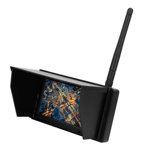 Monitor FPV, 5,8G 4,3 Pulgadas 48 Canales LCD Receptor De Pantalla FPV Inalámbrico Con Parasol ...