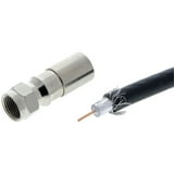 Ideal Ideal Rg6 F-compression Connectors, 50 Pk - Walmart.com