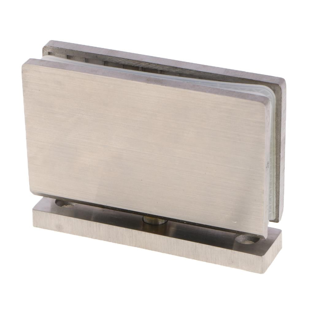 Stainless Steel Wall Mount to Glass Hinge, Heavy Duty Glass Clamp - 1 1 ...