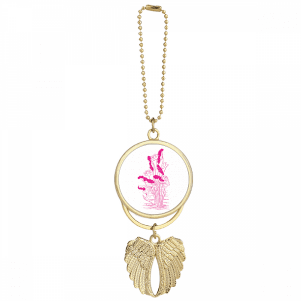 Lotus Lotus Flower Water Car Keychain Angel Wing Pendant - Walmart.ca