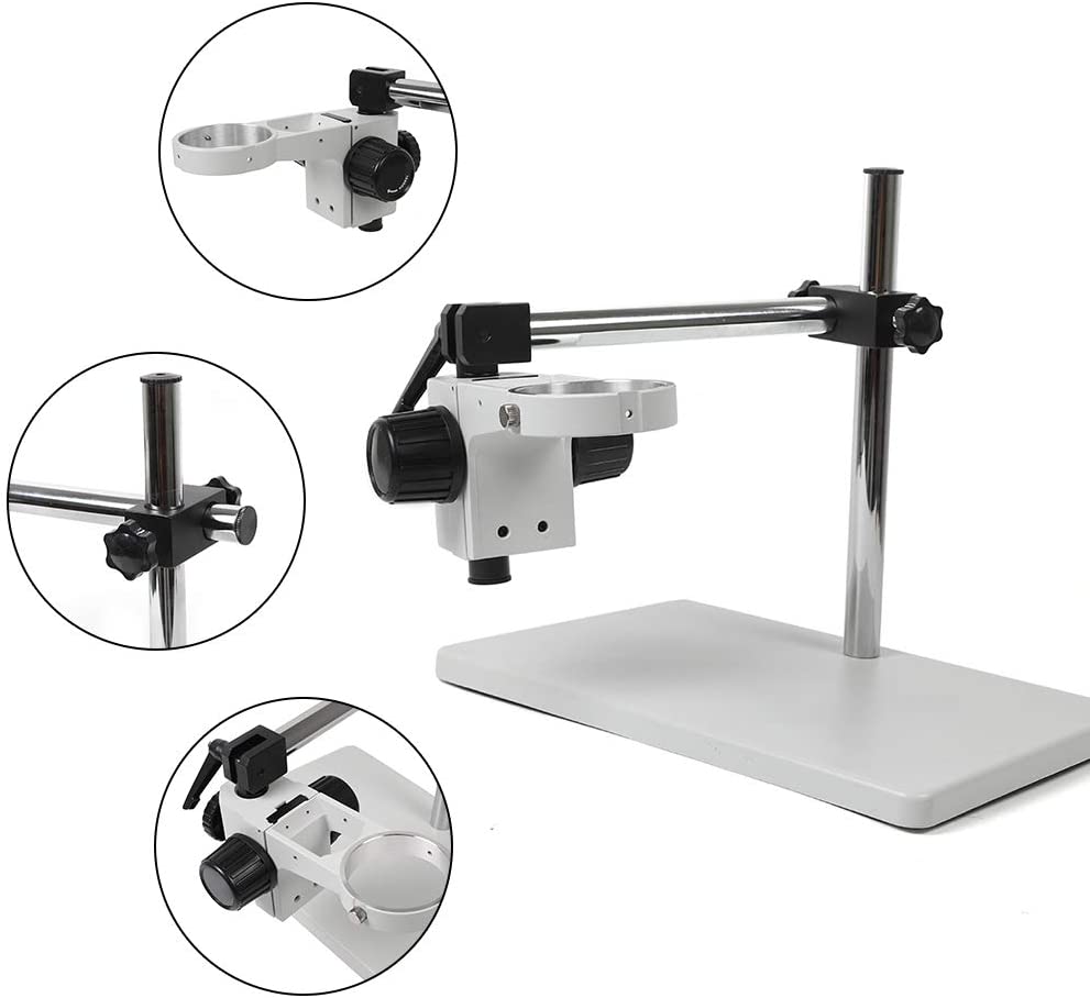 Fetcoi, Microscope Table Stand, Lab 360°Multi-Axis Microscope Stand ...