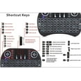 TV xStream Mini Backlit Wireless Keyboard, 2.4GHz USB Dongle, Touchpad ...