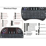 TV xStream Mini Backlit Wireless Keyboard, 2.4GHz USB Dongle, Touchpad ...