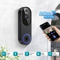 1080p Smart Video Camera Wireless, Receiver Included, Live View, AI ...