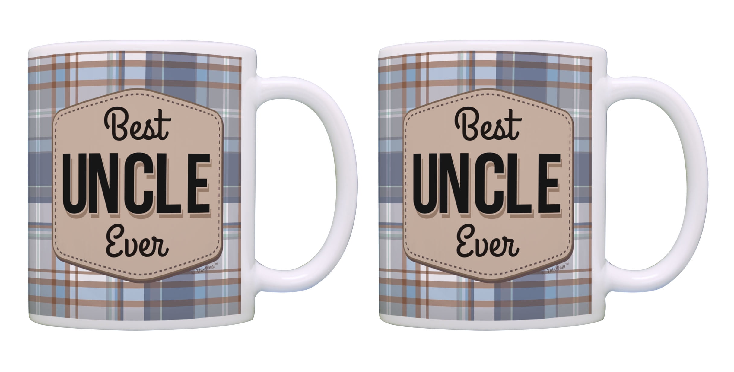ThisWear Best Uncle Gifts Best Uncle Ever Best Uncle Mug Set 11 ounce 2 ...