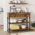 39.4” Entryway Console Table,Farmhouse Sofa Table & Hallway Table with ...
