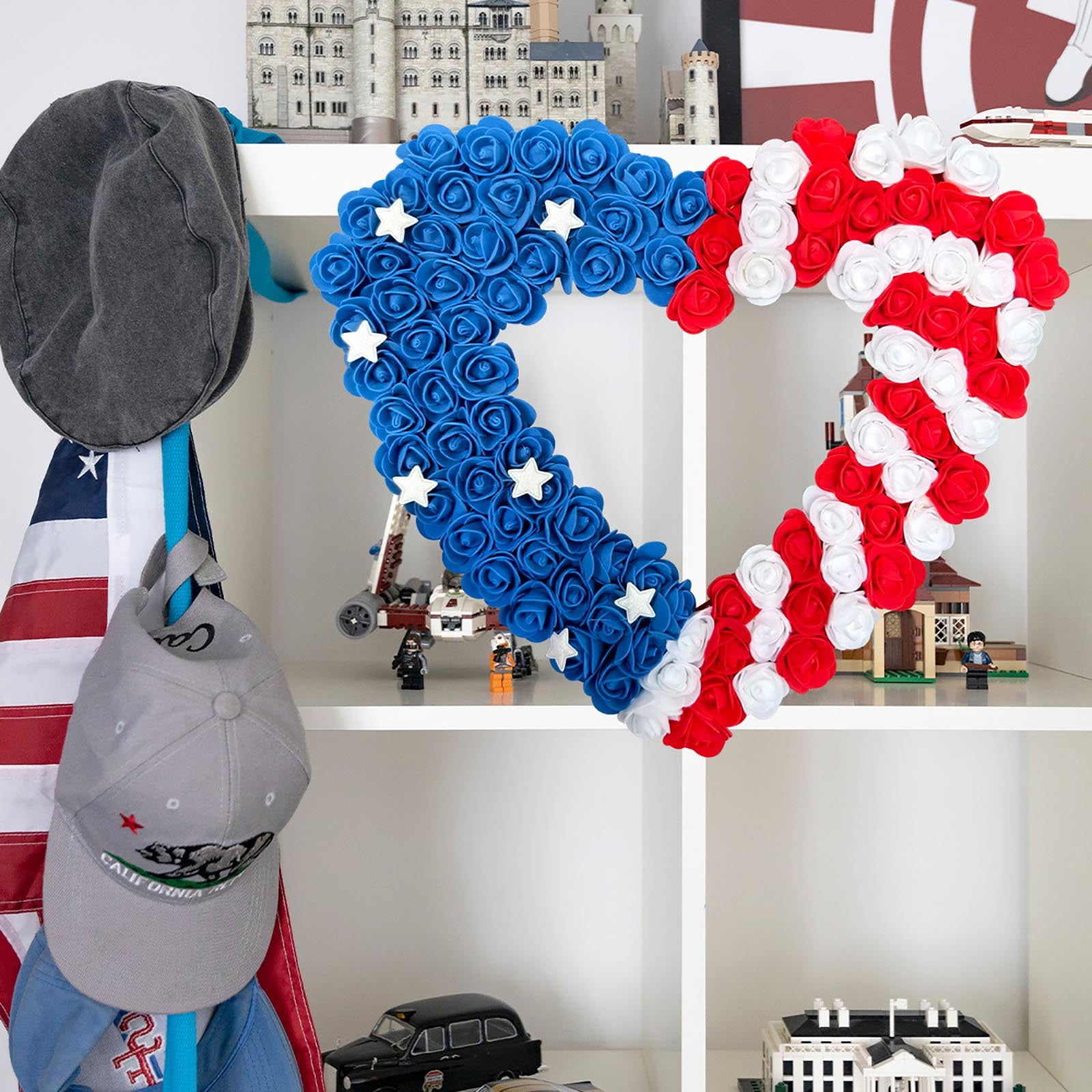 Corona del Día de la Independencia Corona Patriótica Corona para Puerta ...