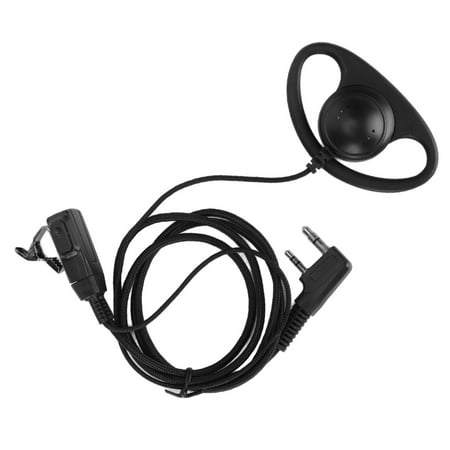 2 Pin Earpiece, Multifunctional D Shape Earpiece Stereo Sound For HYT ...