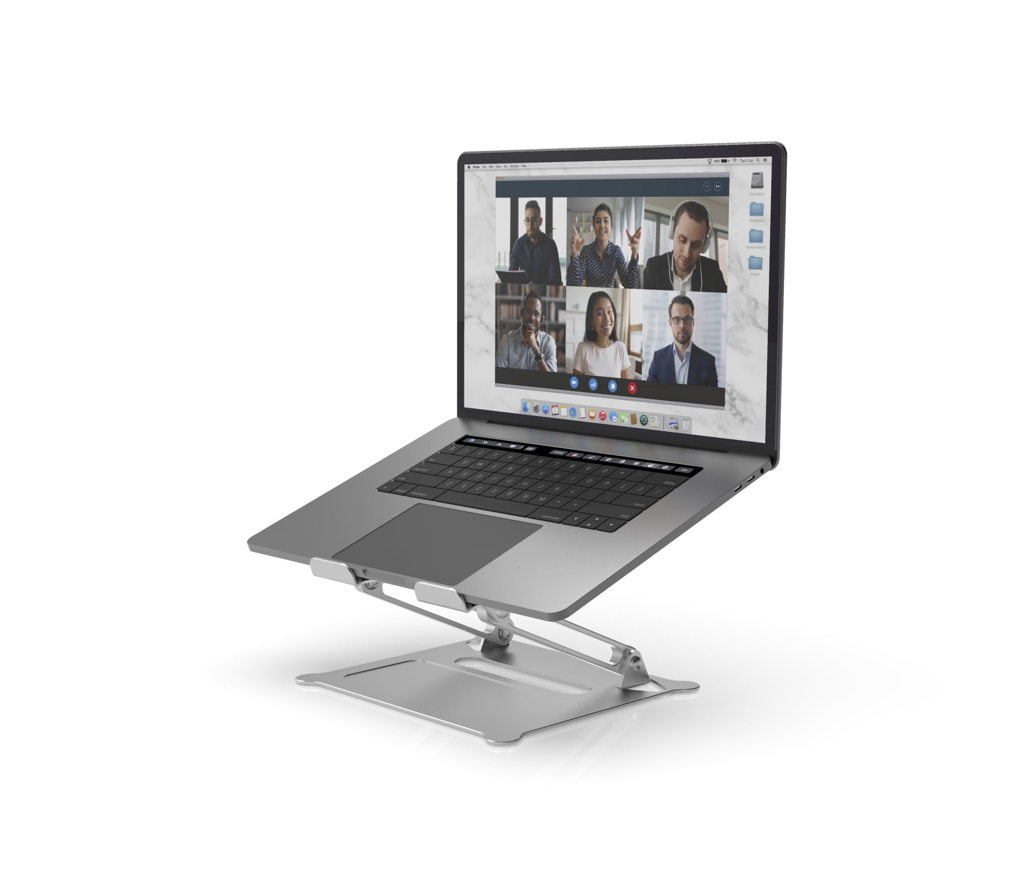 SOAR Portable Aluminum Laptop Stand - Height Adjustable Laptop Stand ...