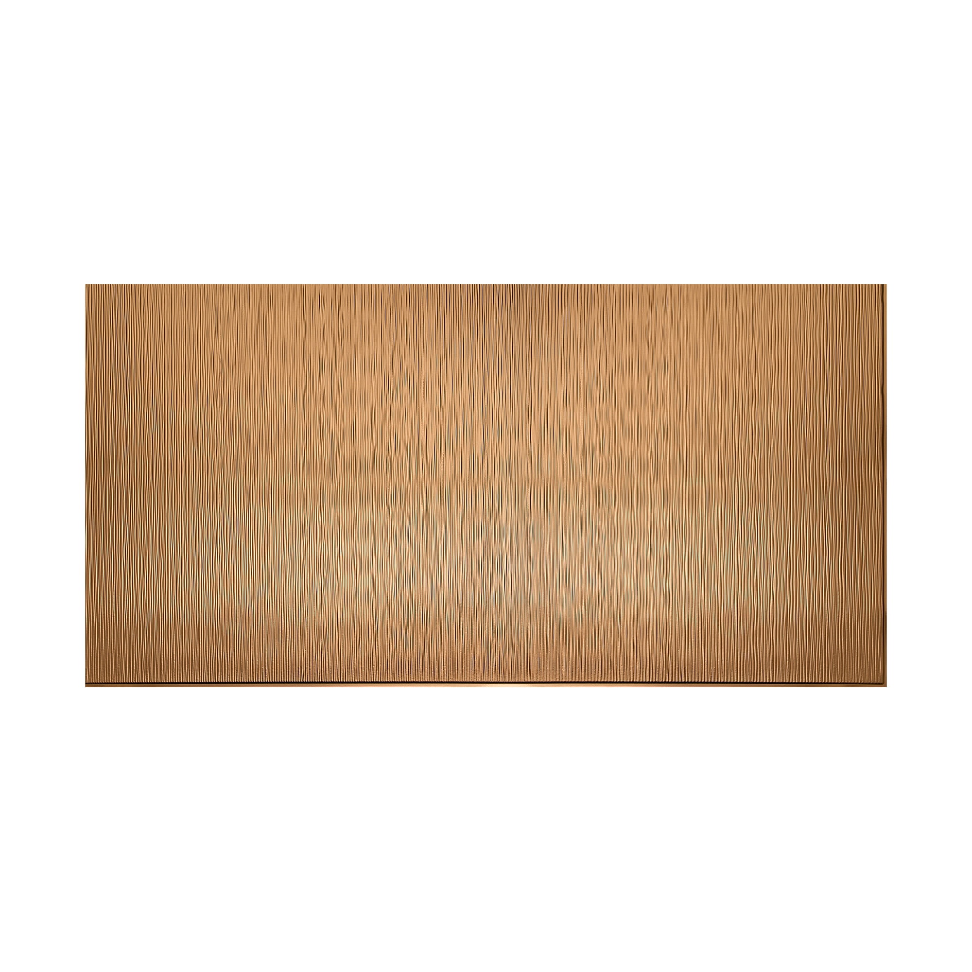 Fasade - Ripple Vertical Polished Copper Decorative Wall Panel - Fast ...