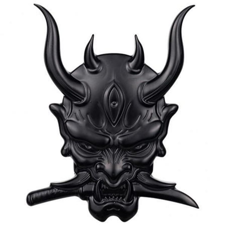 Japanese Sticker,japanese Oni Samurai Devil stickers cars, Death ...